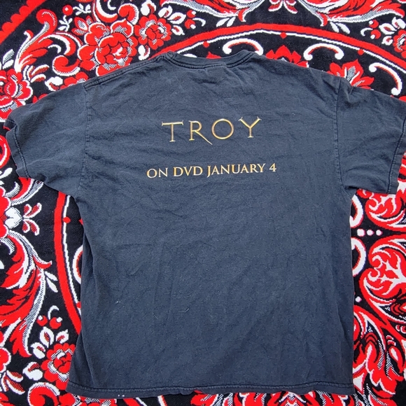 Shirts | Vintage Troy Shirt Movie Promo Brad Pitt Orlando Bloom Eric ...
